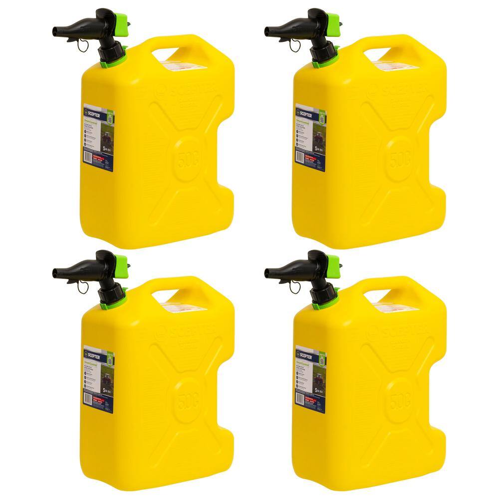Scepter Smart Control Dual Handle Diesel 5-gal. Gas Container Jug in ...