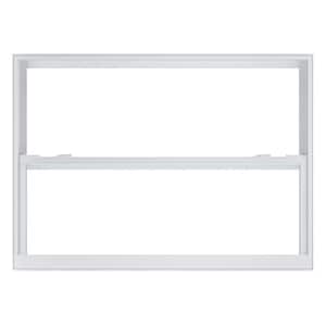 American Craftsman 52 in. x 37.25 in. 70 Series White Single Hung Low-E ...