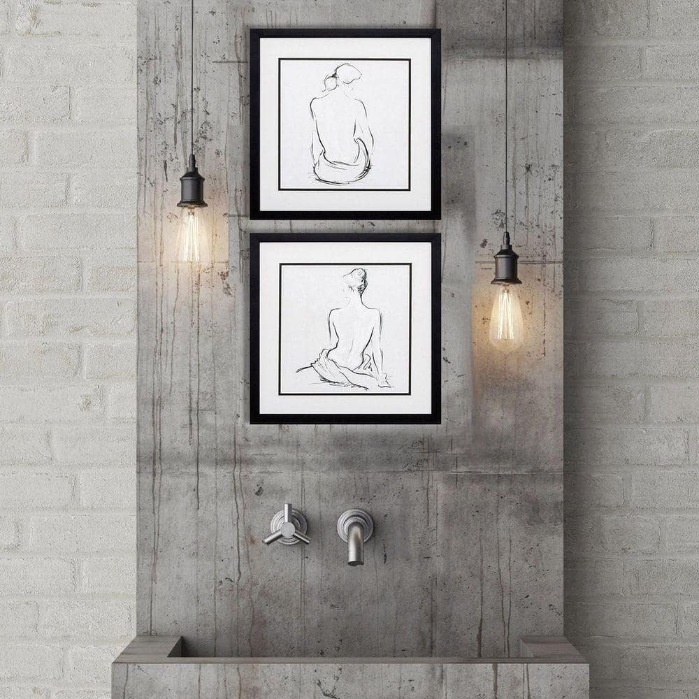 Paragon 2 Piece Framed Giclee Travel Art Print 17 in. x 17 in. 48177 ...