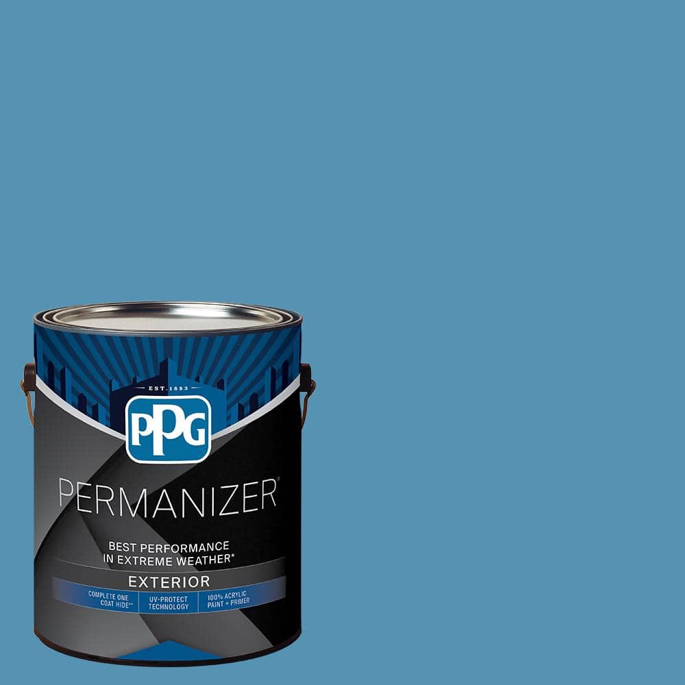 Reviews for PERMANIZER 1 gal. PPG1157-5 Vanity Satin Exterior Paint ...