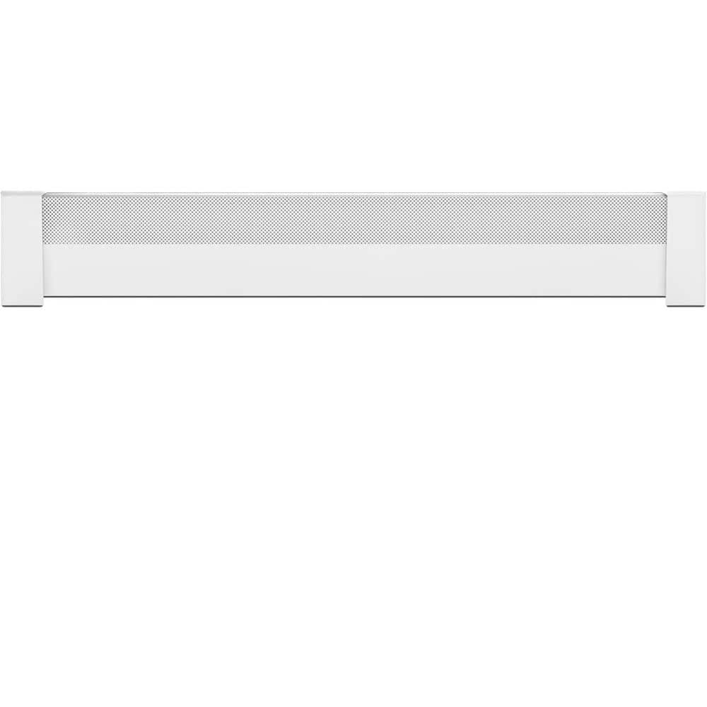 Baseboarders Basic Series 5 ft. Galvanized Steel Easy Slip-On Baseboard ...