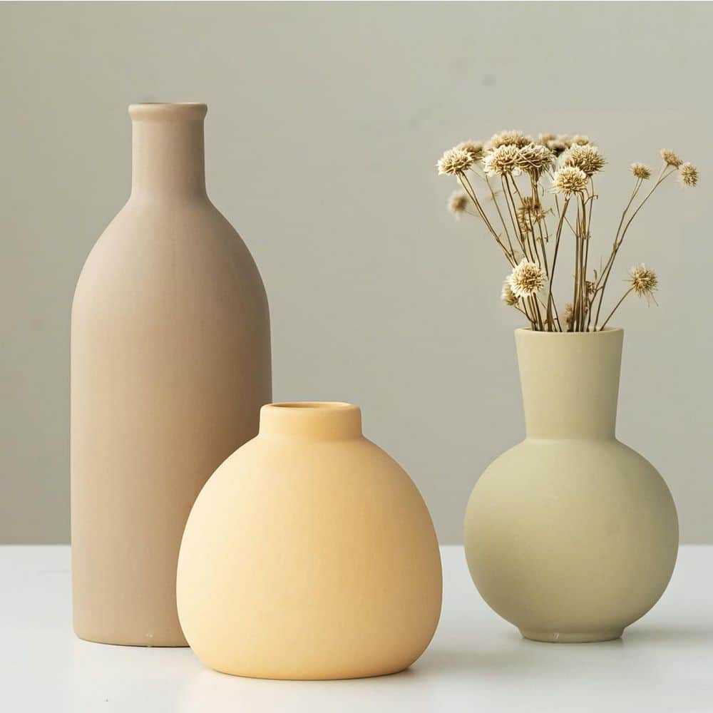Multi-Colored Decorative Flower Vases for Home, Modern Ceramic Vase ...