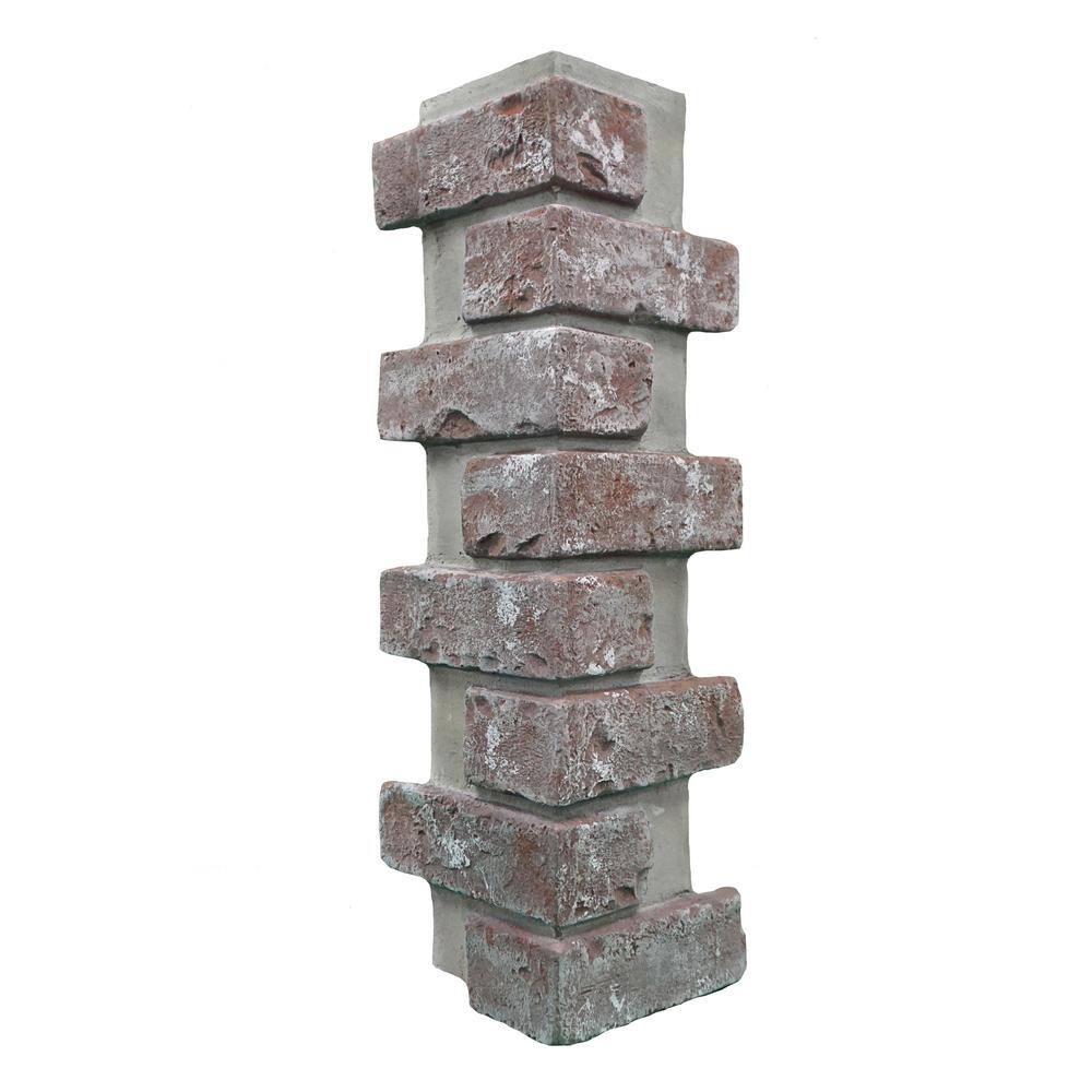 GenStone Chicago Brick 22.5 in. x 7 in. Brick Veneer Siding Outside ...