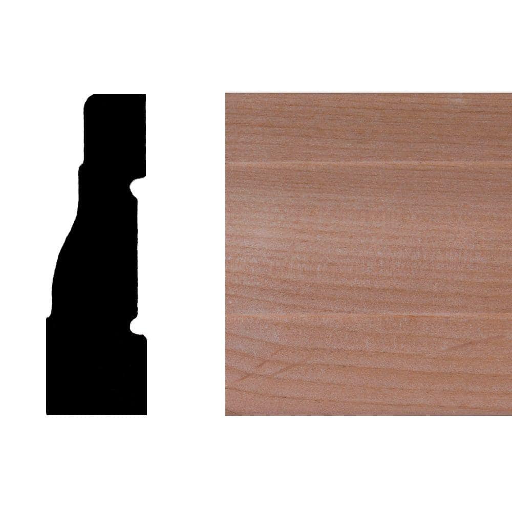 Builder's Choice WM356 5/8 in. x 2-1/4 in. Knotty Alder Wood Casing ...