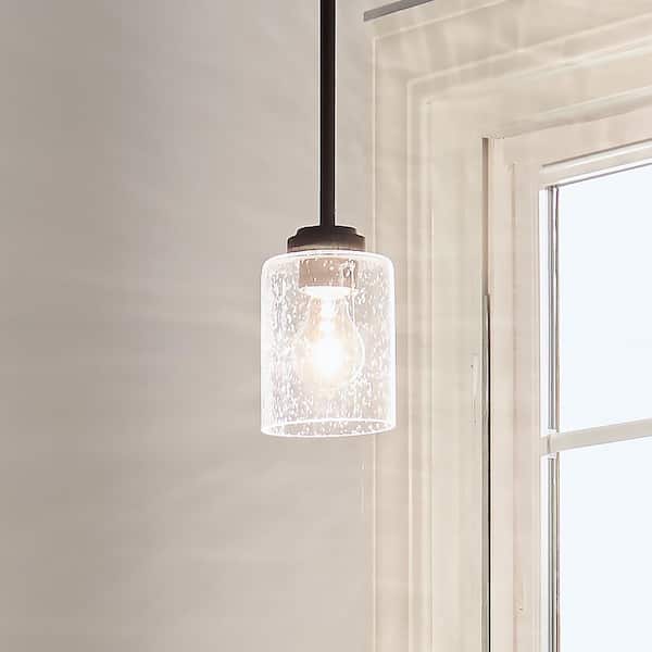 Reviews for KICHLER Braelyn 1-Light Olde Bronze Vintage Industrial ...