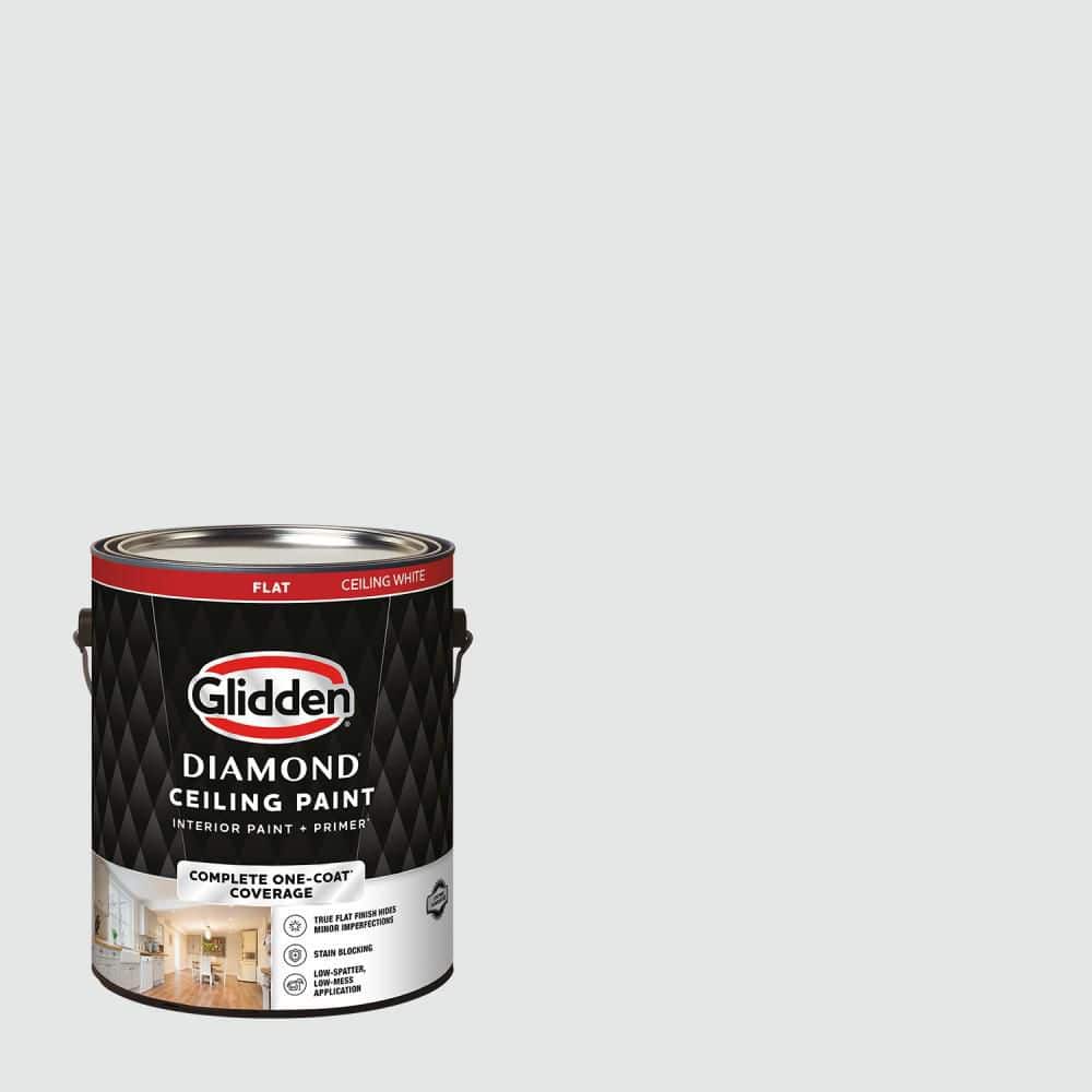 Glidden Diamond 1 gal. Radisson PPG1013-1 Flat Interior One-Coat ...
