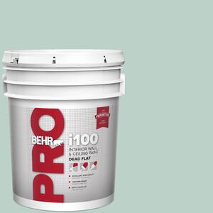 BEHR PRO 5 gal. #S420-2 Moon Glass Eggshell Interior Paint PR13005 ...