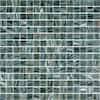 Apollo Tile Celestial Glossy Cosmic Gray 12 in. x 12 in. Glass Mosaic ...
