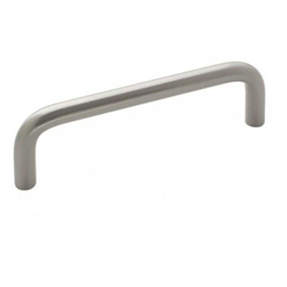 Amerock Wire Pulls 3-1/2 in. (89 mm) Modern Satin Nickel Arch Cabinet ...