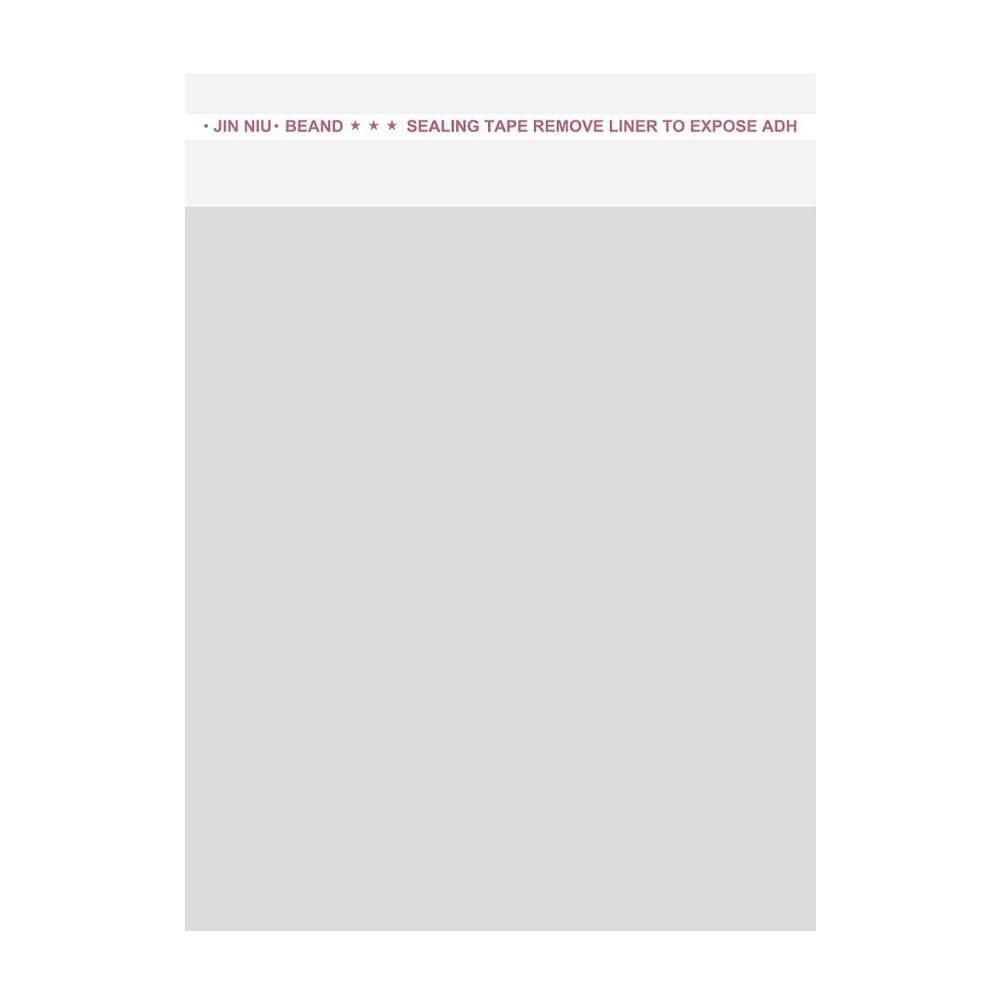 N/A 5x6 in. Clear Self Sealing Cellophane Bags 200 Pcs for Cookie ...