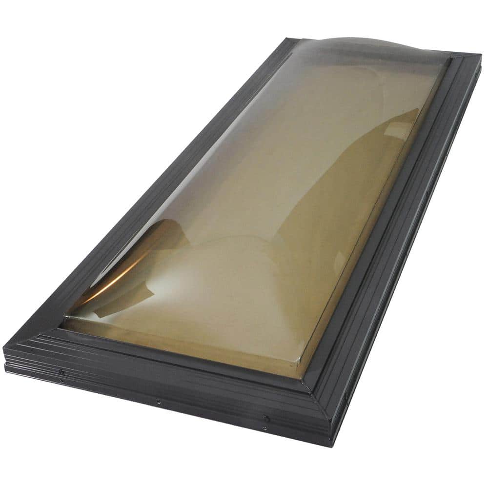 SUN-TEK 14-1/2 in. x 46-1/2 in. Miami-Dade Impact Fixed Curb Mount ...