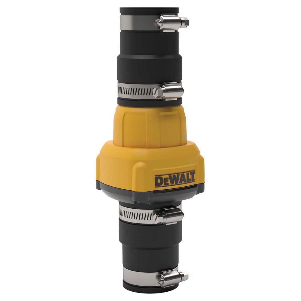 DEWALT 1-1/4 in. or 1-1/2 in. Full-Flow Sump Pump Check Valve ...