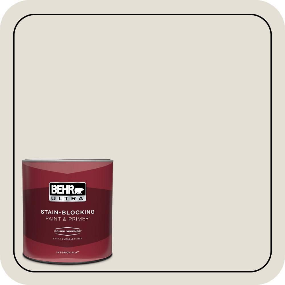 BEHR ULTRA 1 qt. #T18-09 Soft Focus Extra Durable Flat Interior Paint ...