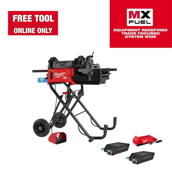 Milwaukee MX FUEL Lithium-Ion Cordless 1/2 in. to 2in. Pipe Threading ...