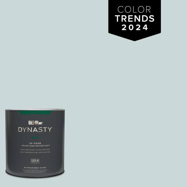 BEHR DYNASTY 1 qt. #PPU13-16 Offshore Mist Semi-Gloss Exterior Stain ...