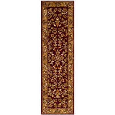 SAFAVIEH Heritage Red/Gold 6 ft. x 9 ft. Antique Floral Border Area Rug ...