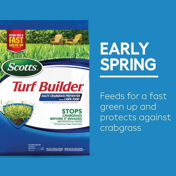 Scott Fertilizer For Early Spring Turf Builder Pro 00804 13lb 400sq M