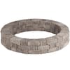 Pavestone RumbleStone 59 in. x 10.5 in. Tree Ring Kit in Greystone ...