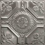 AMERICAN TIN CEILINGS 2 ft. x 2 ft. Pattern #23 Floral Diamonds ...