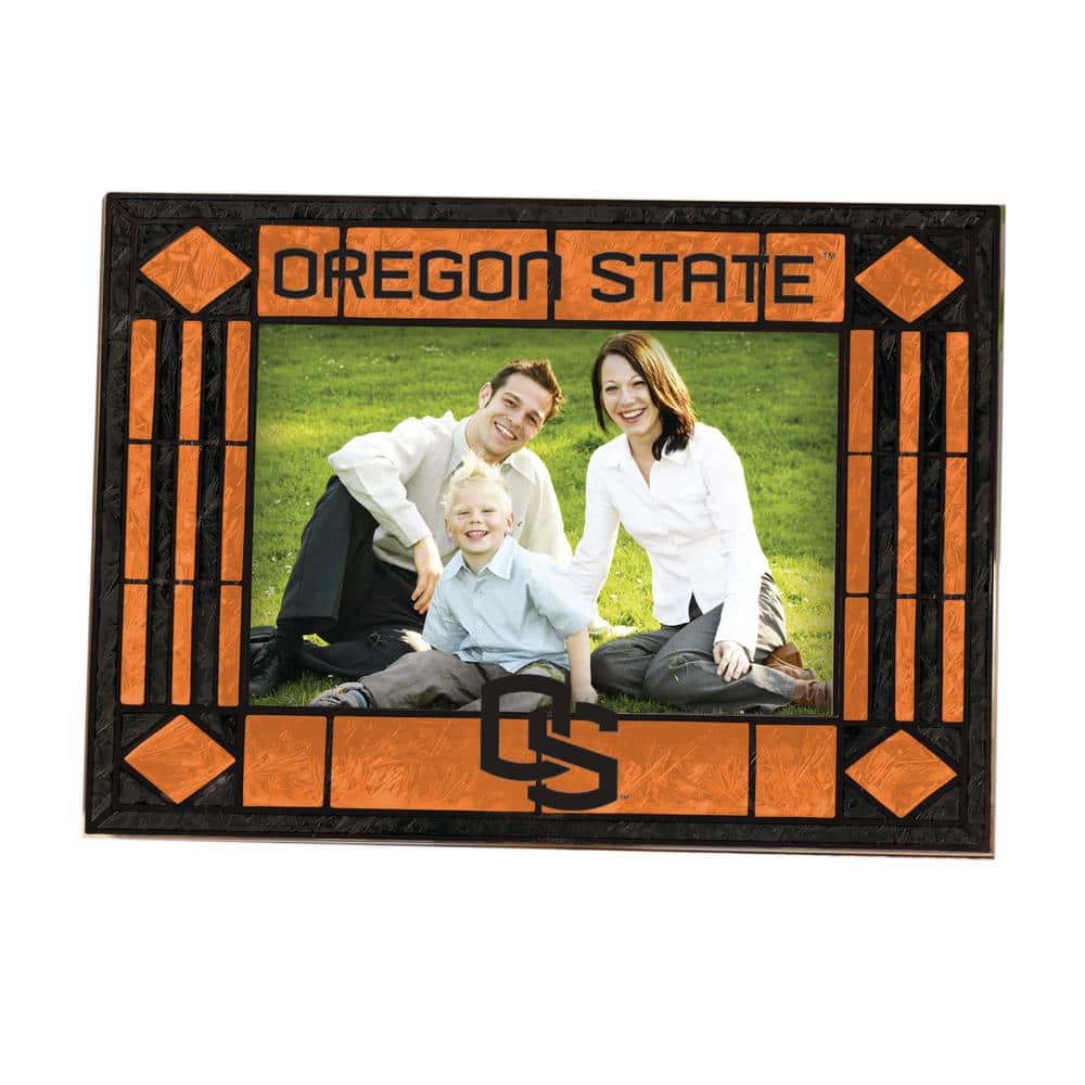 The Memory Company NCAA 4 in. x 6 in. Gloss Multicolor Art Glass Oregon ...