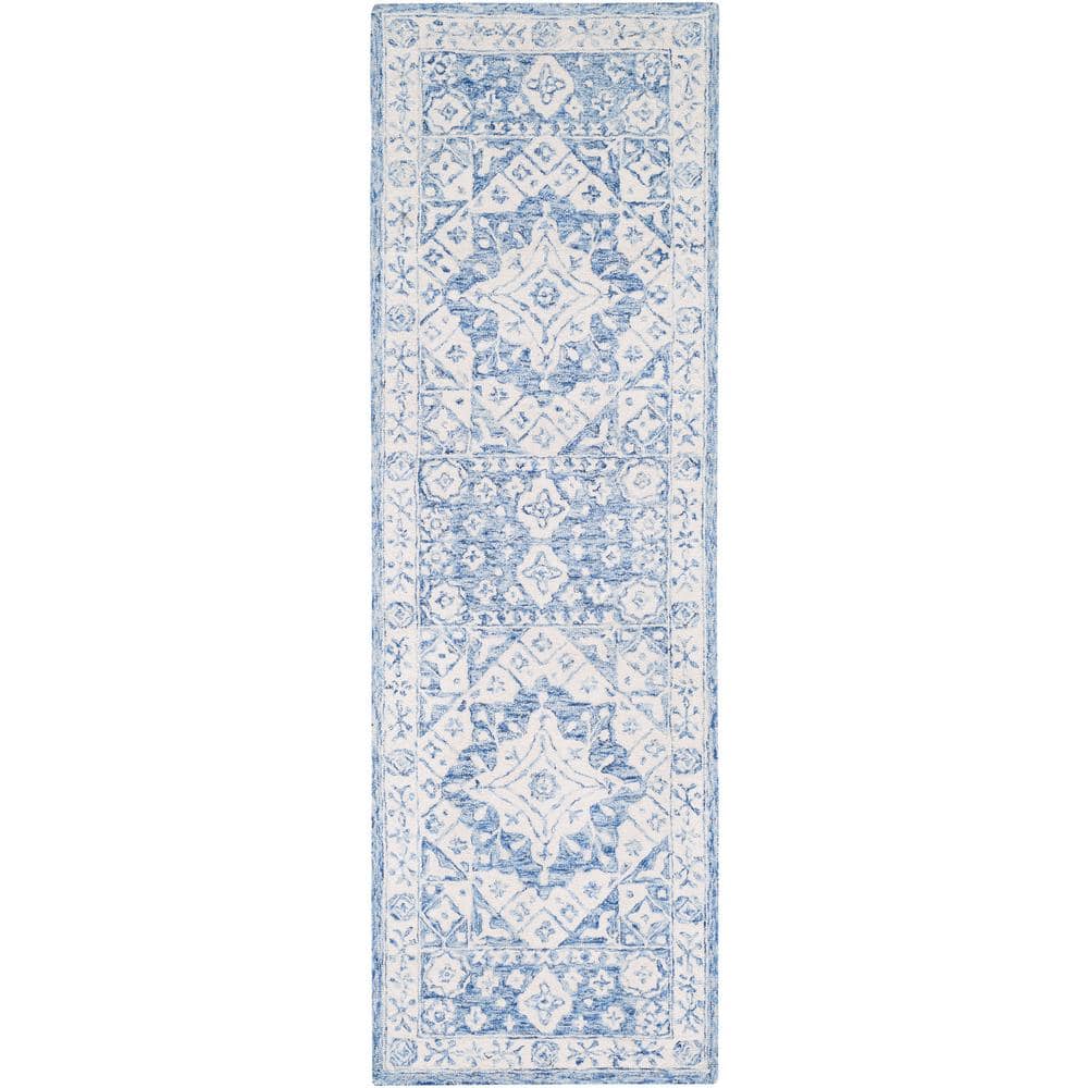 Livabliss Alexina Pale Blue 3 ft. x 8 ft. Runner Rug S00151067432 - The ...