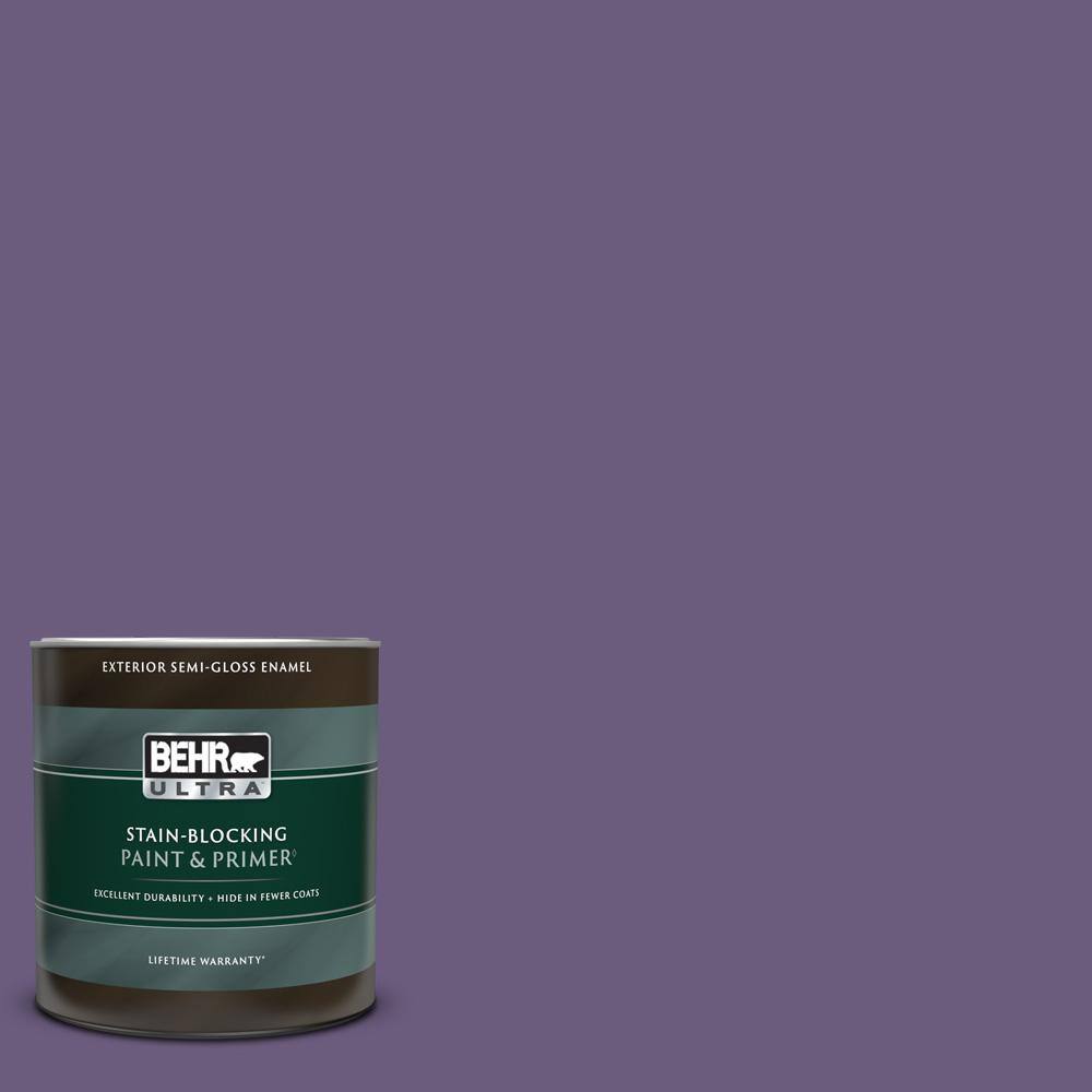 BEHR ULTRA 1 qt. #M560-6 Napa Winery Semi-Gloss Enamel Exterior Paint ...
