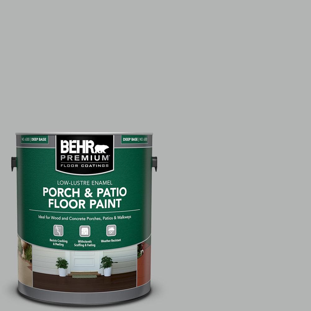 BEHR PREMIUM 1 gal. #PPU26-08 Silverstone Low-Lustre Enamel Interior ...