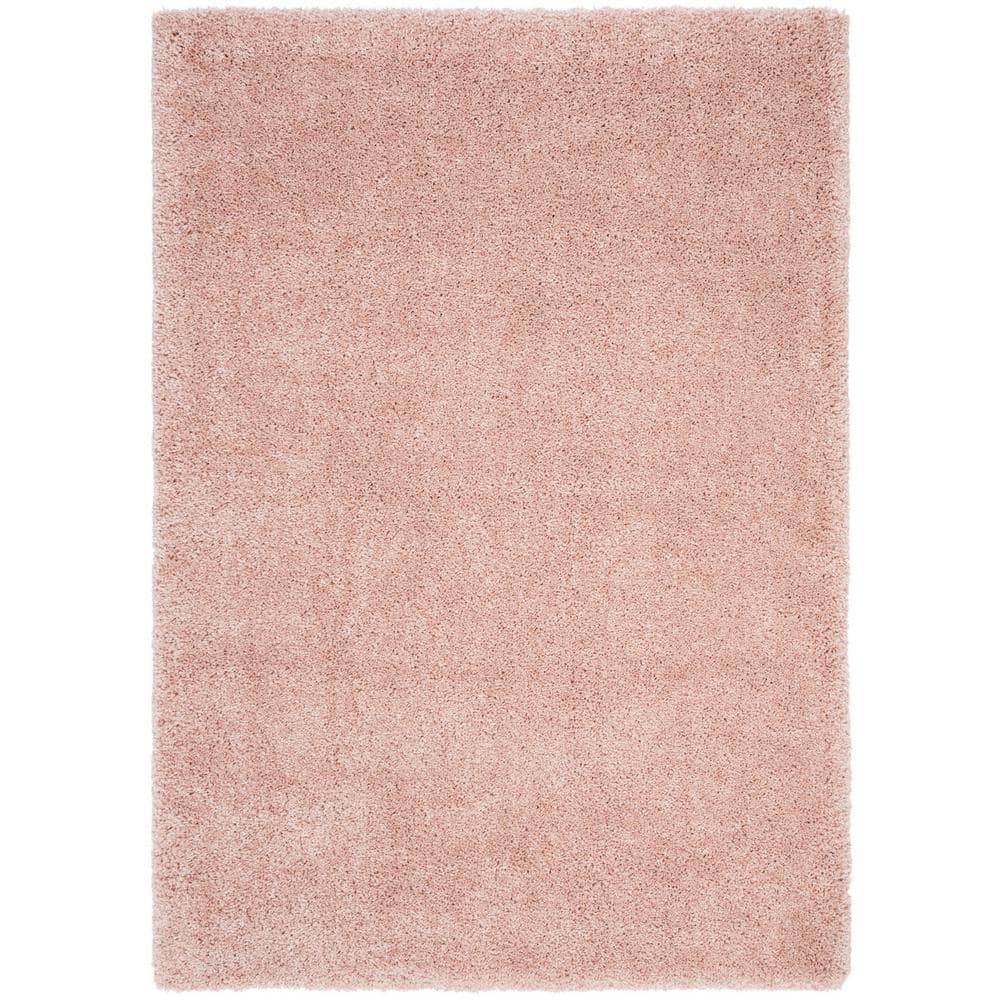 SAFAVIEH Royal Shag Plum 5 ft. x 8 ft. Solid Area Rug RYG115U-5 - The ...