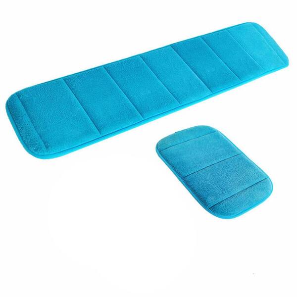 Yichuhaoxi Black 31.5 x 11.8 in. Large Mouse Pad with White Topographic ...