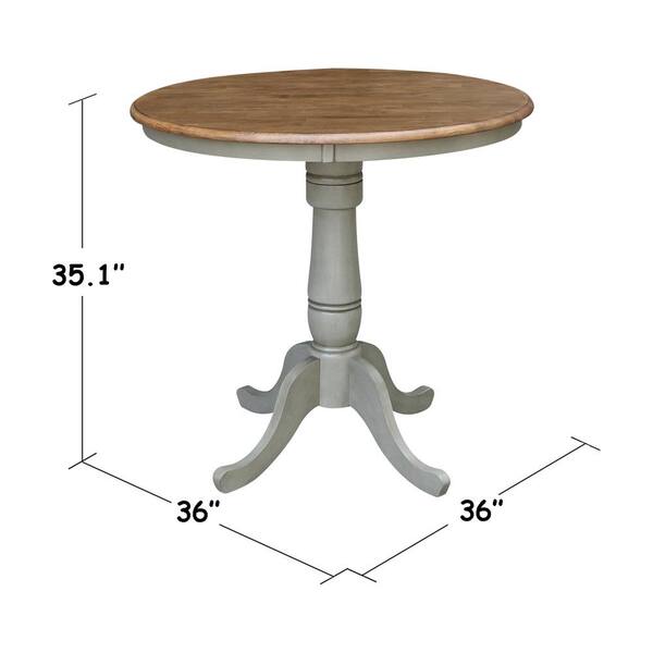 International Concepts Hampton 3-Piece 36 in. Hickory/Stone International Concepts Hampton 3-Piece 36 in. Hickory/Stone