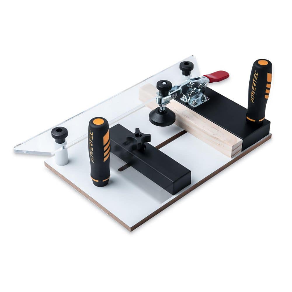 ‎POWERTEC Rail Coping Sled for Table Routers, Adjustable Jig for ...