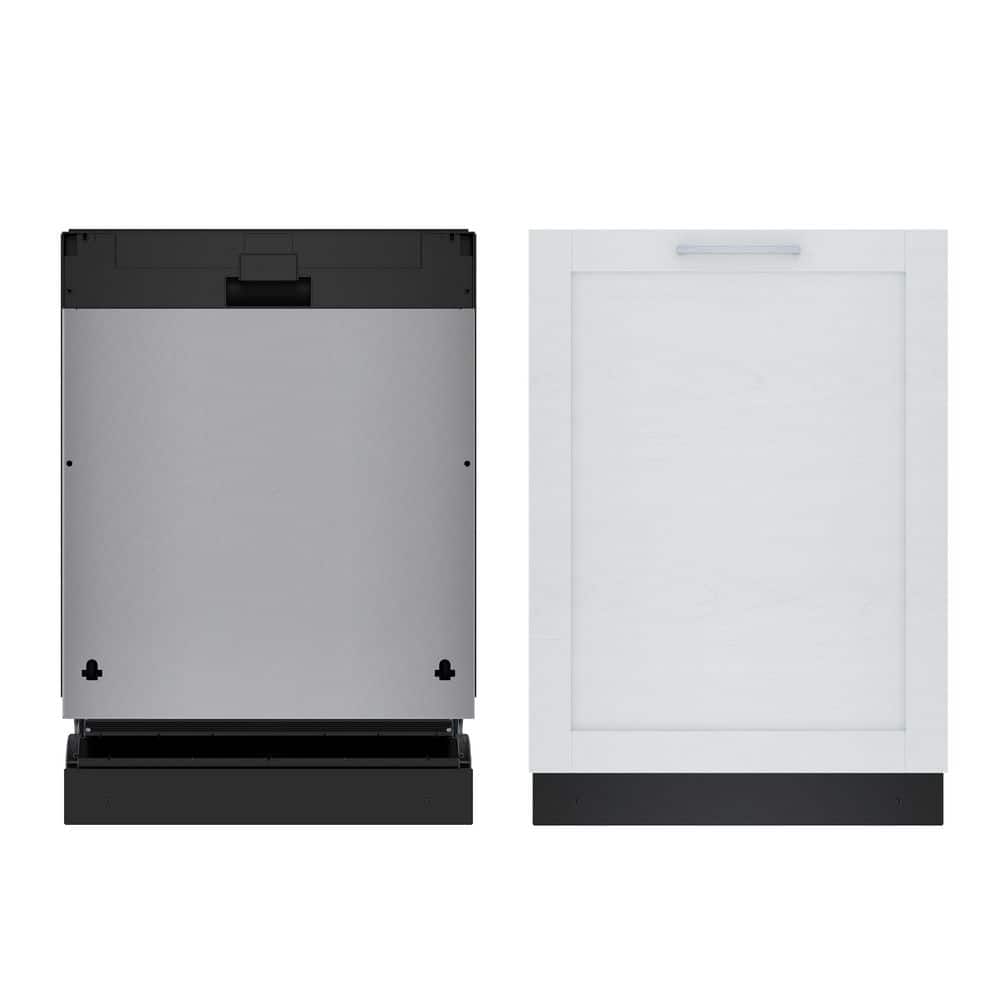 Bosch 100 Series 24 in. Top Control Custom Panel Ready Dishwasher with ...