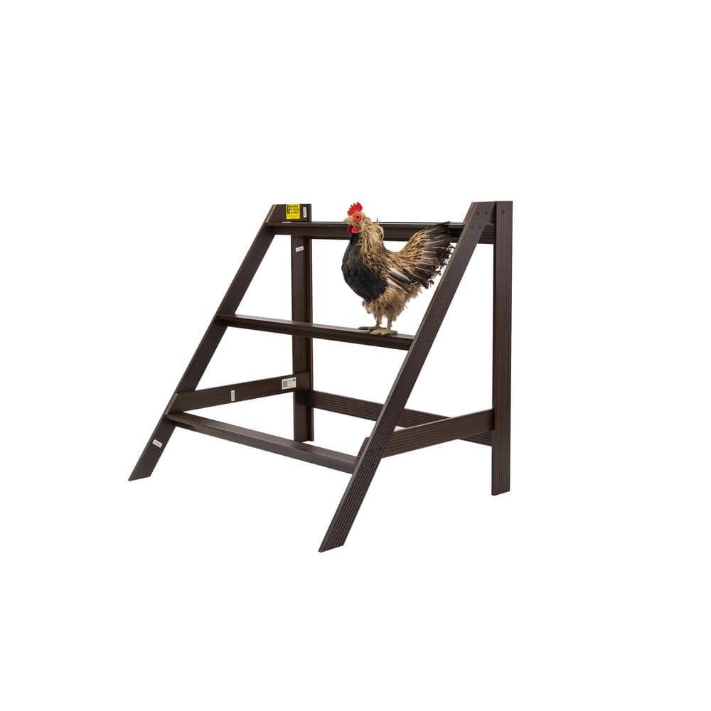 New Age Pet ECOFLEX Restful Roost, L Shape Roosting Bar, Large- Walnut ...