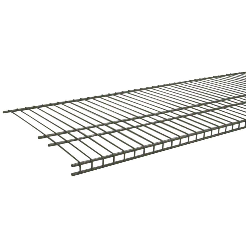 ClosetMaid SuperSlide 72 in. W x 16 in. D Nickel Ventilated Wire Shelf ...
