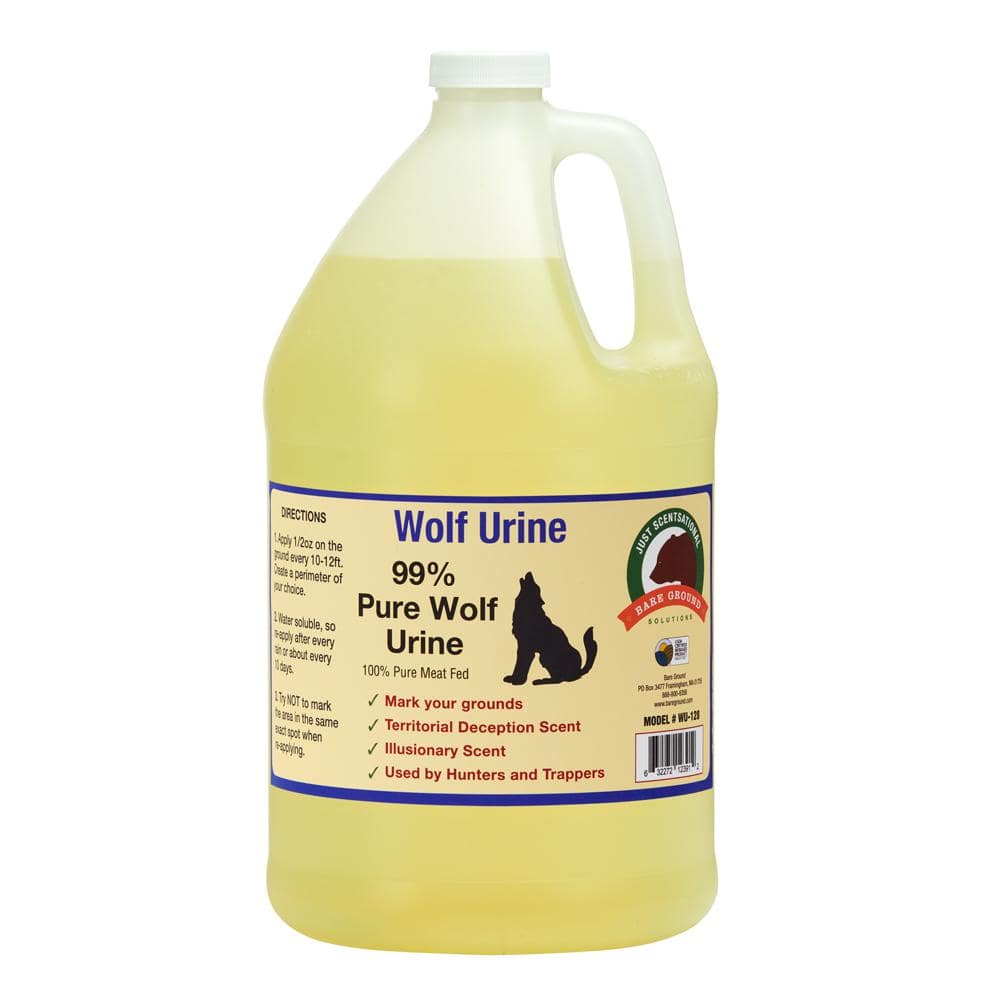Just Scentsational Wolf Urine 128 oz. Outdoor Organic Spray on Animal ...