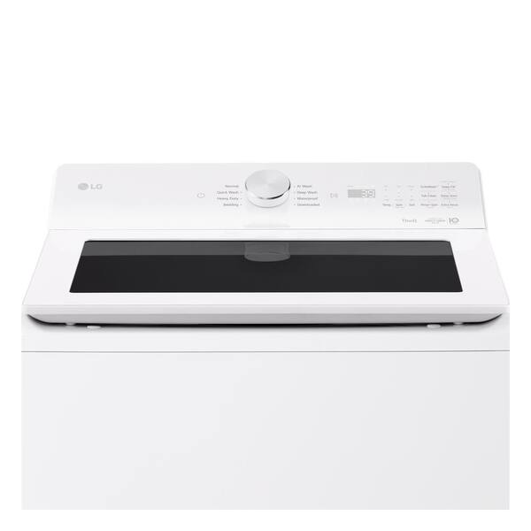 LG 5.0 cu.ft. SMART Top Load Washer in Alpine White with TurboWash ...