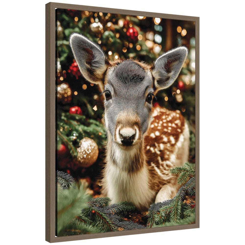 Kate and Laurel Sylvie "Small Doe Between Christmas Decor" by Michael ...