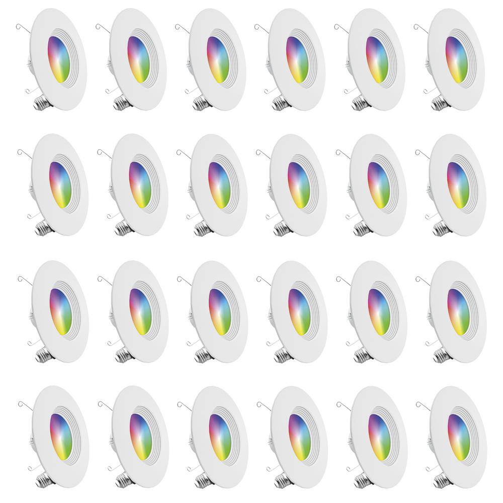 InfiBrite 5/6 In. WiFi Smart 12W 1100LM Recessed LED Definitive Series ...