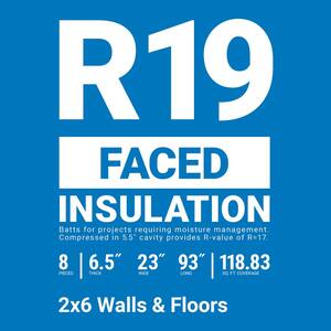 R19 - Fiberglass Insulation - Insulation - The Home Depot