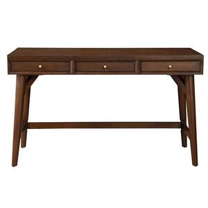 Alpine Furniture Flynn Walnut Small Bar Cabinet 36 in. H x 32 in. W x ...