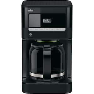 Mr. Coffee 12-Cup Black Drip Coffee Maker with 3-Ways to Brew System ...