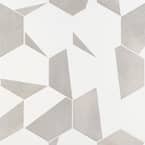 Ivy Hill Tile Eclipse Burst Sand 7.79 in. x 8.98 in. Matte Porcelain ...