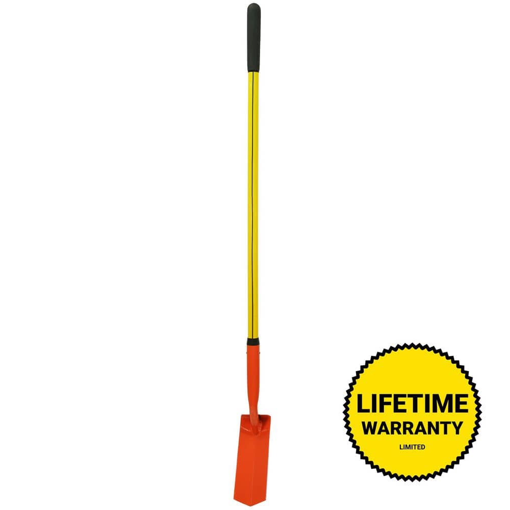 Nupla 48 in. Classic Fiberglass Trenching Shovel with Heavy-Duty V-Type ...