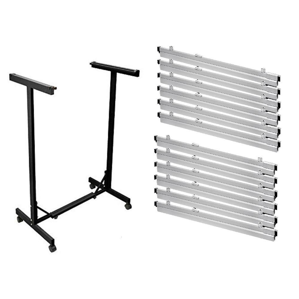 AdirOffice 51 in. x 47 in. Portable Expandable Steel Plan Center ...