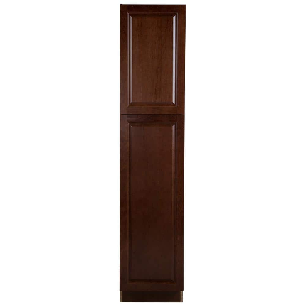 Hampton Bay Benton Assembled 18x84x24 in. Pantry Cabinet with ...