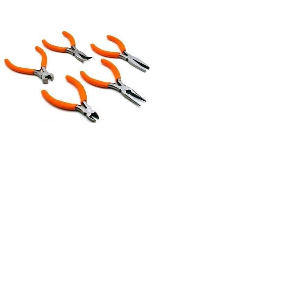 HDX Long Reach Precision Pliers Set (5-Piece) 012408 - The Home Depot