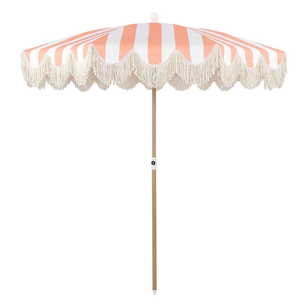 JONATHAN Y Mariner 6.5 ft. Classic Cottage Fringe Tassel Market Beach ...