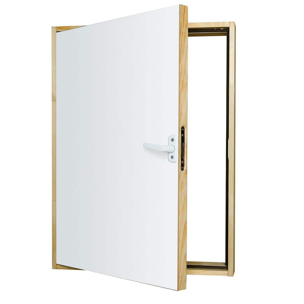 Fakro DWK Wall Hatch 21 in. x 31 in. Wood Insulated Access Door 869479 ...