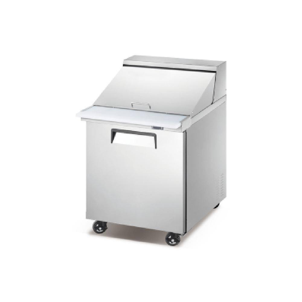 Karl home 7.4 cu. ft. Commercial Sandwich/Salad Prep Table Freezerless ...