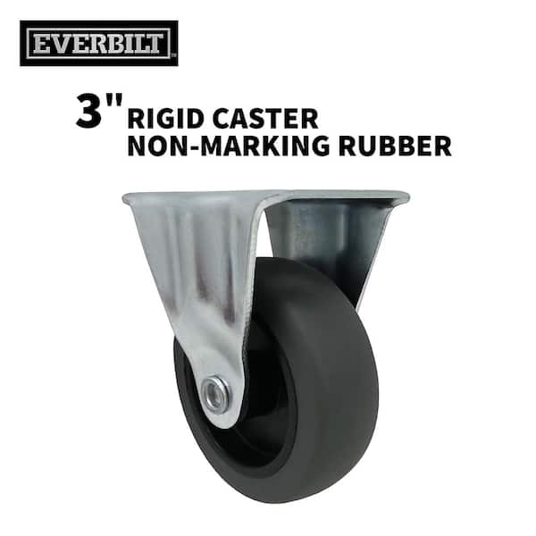Reviews for Everbilt 3 in. Gray Rubber Like TPR and Steel Rigid Plate ...